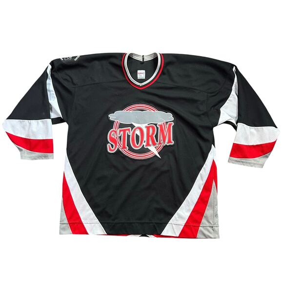 CCM | Shirts | Vintage Ccm Jersey Storm Hockey Made In Canada | Poshmark